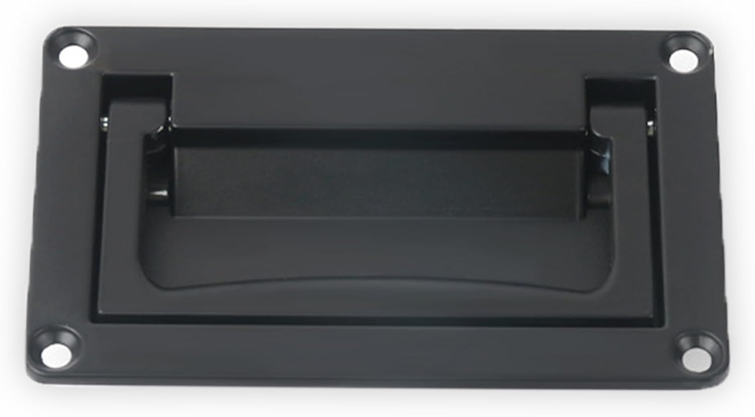 Black Zinc Alloy Recessed Door Pull Handle,Recessed Flush Pull Handle ...