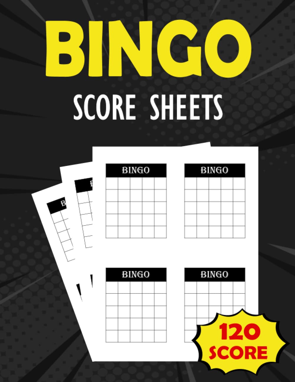 Buy Bingo Score Sheets: Blank Bingo Cards, Bingo Paper Cards Sheets ...