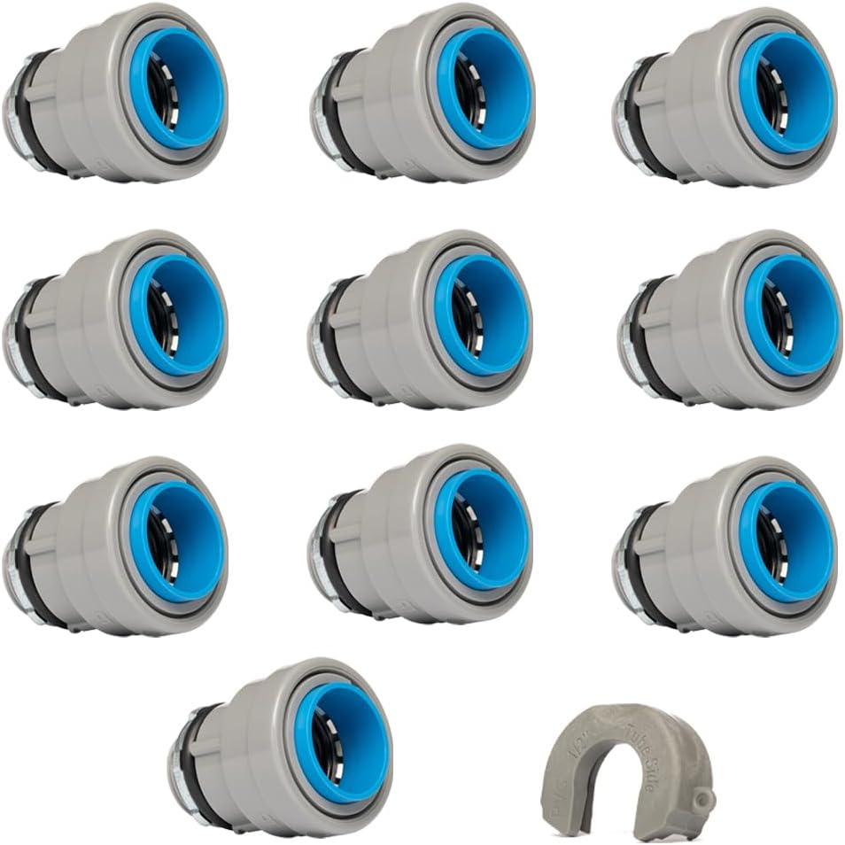 QuickFitting 1/2 inch 90-Degree Elbow Connector | Push Install PVC ...