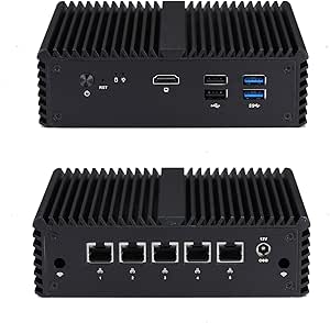 KETUOPU Firewall Mini PC J4125, Fanless PC with Celeron J4125, 8G DDR4 ...