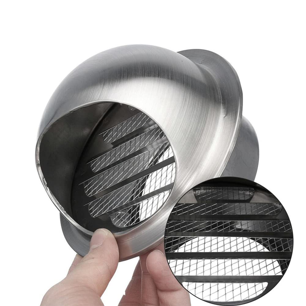 Nisorpa Stainless Steel Wall Vent Outlet Cover Round Bull Nosed ...