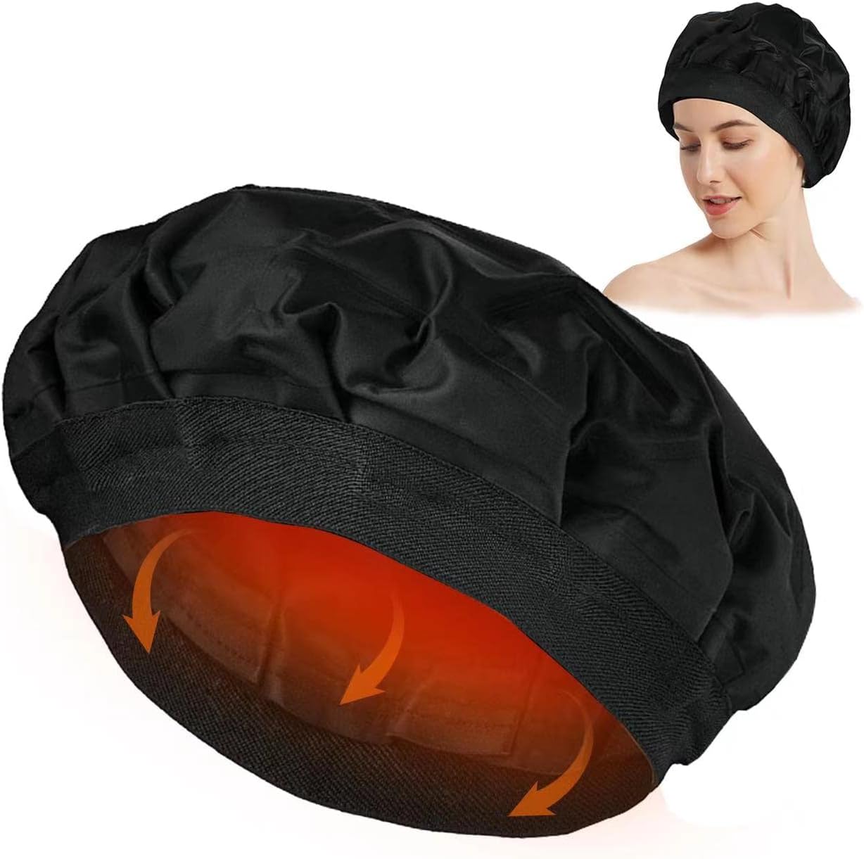 Amazon.com : Cordless Deep Conditioning Heat Cap - Safe, Microwavable ...