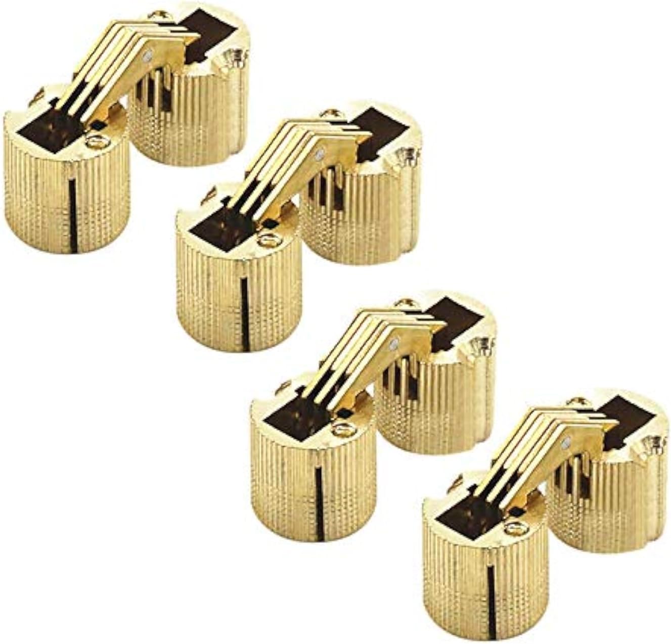 4pcs/Pack Brass Hidden Concealed Hinge Invisible Barrel Hinge for DIY ...