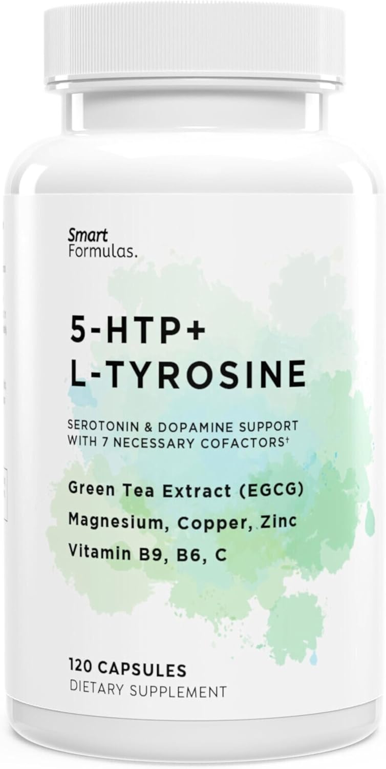 Amazon.com: Smart Formulas 5-HTP & L-Tyrosine with cofactors Green Tea ...