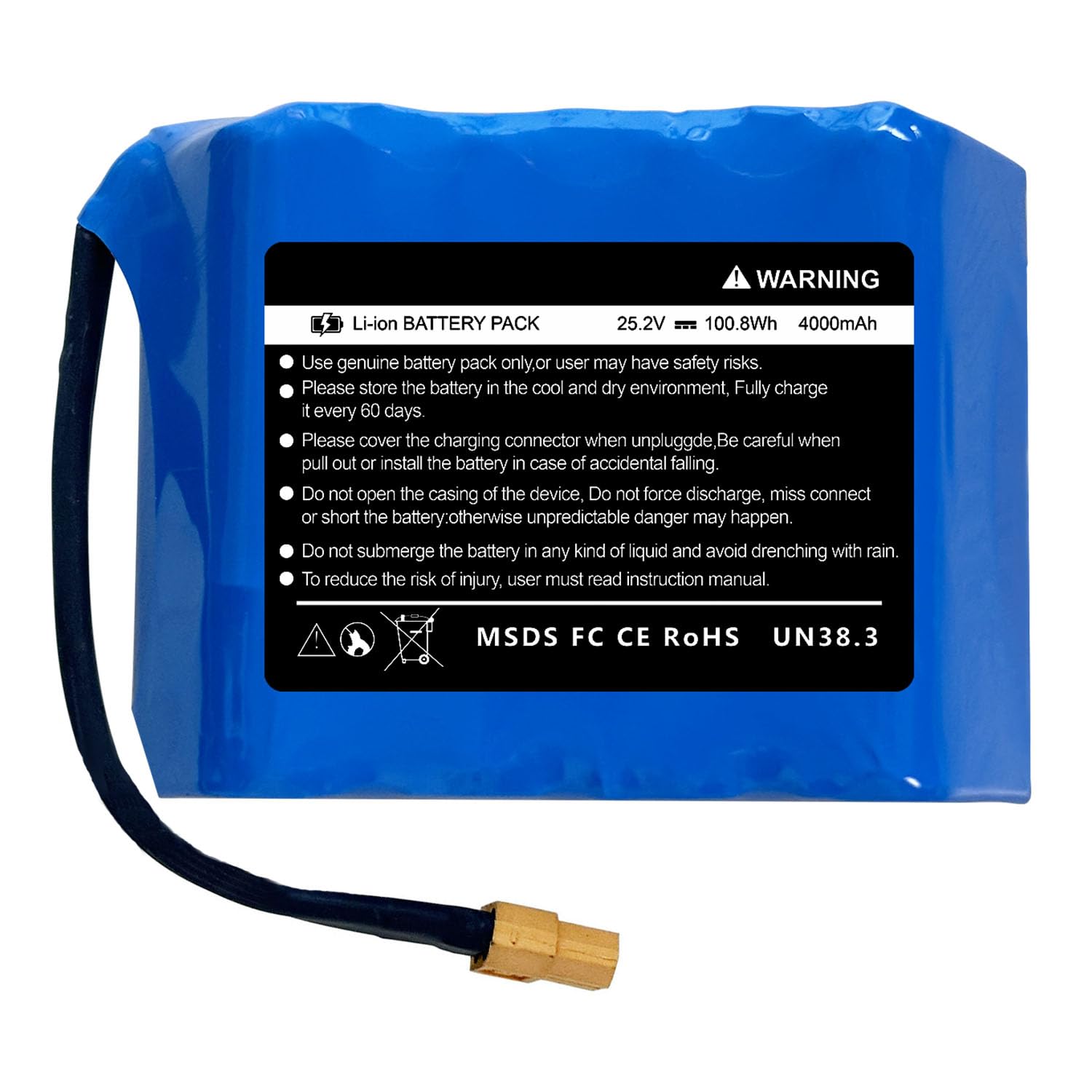 Amazon.com: CBJJ 25.2V 4Ah Hoverboard Battery 25.2V Hoverboard Battery ...