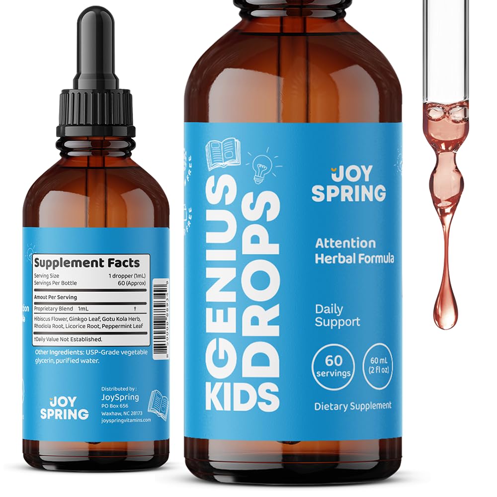 Buy Focus Drops for Kids - Attention and Focus Supplement with Ginkgo ...
