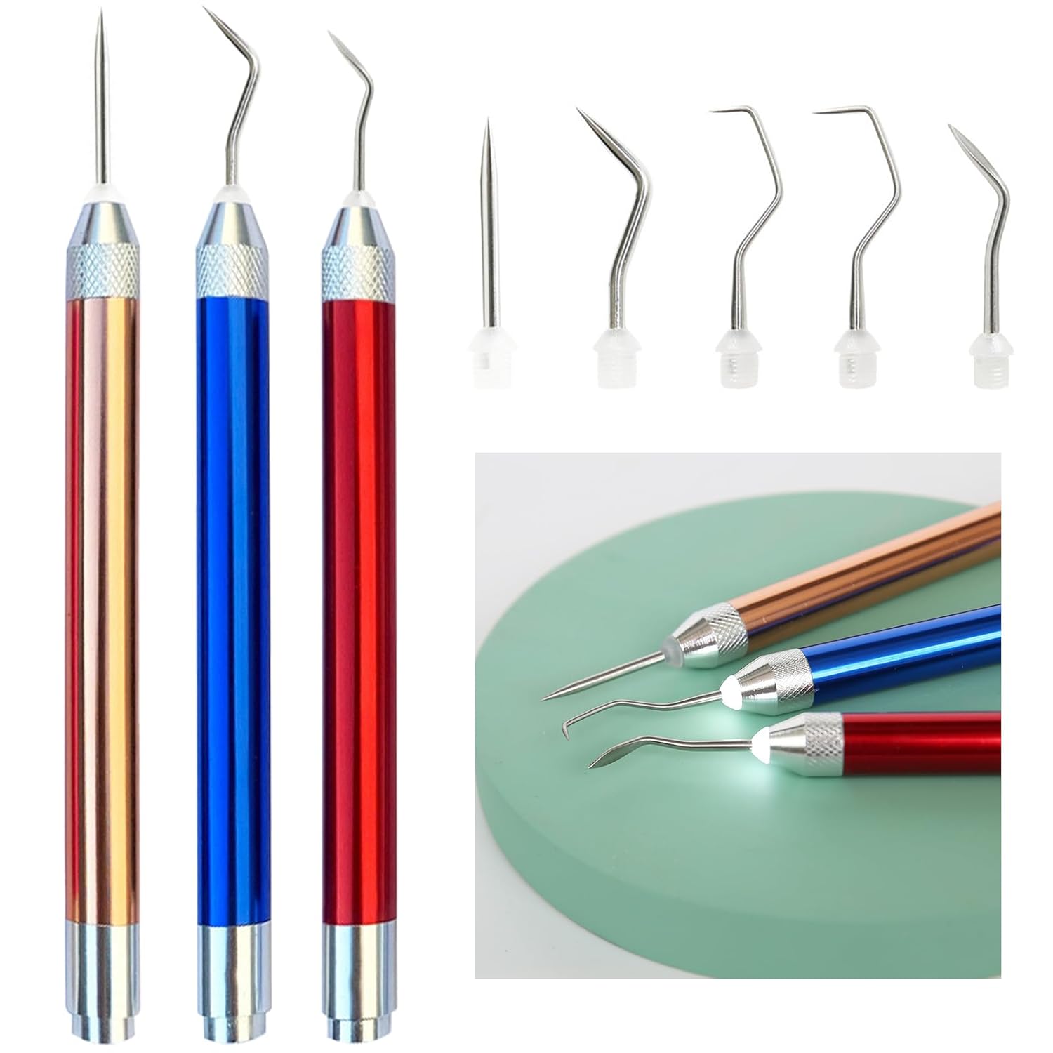 Amazon.com: LED Weeding Tools for Vinyl, 3PCS Weeding Tool with Light ...