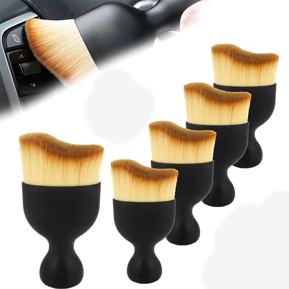 Amazon.com: VTMCUI 5 PCS Car Interior Detailing Brush, Interior Dust ...