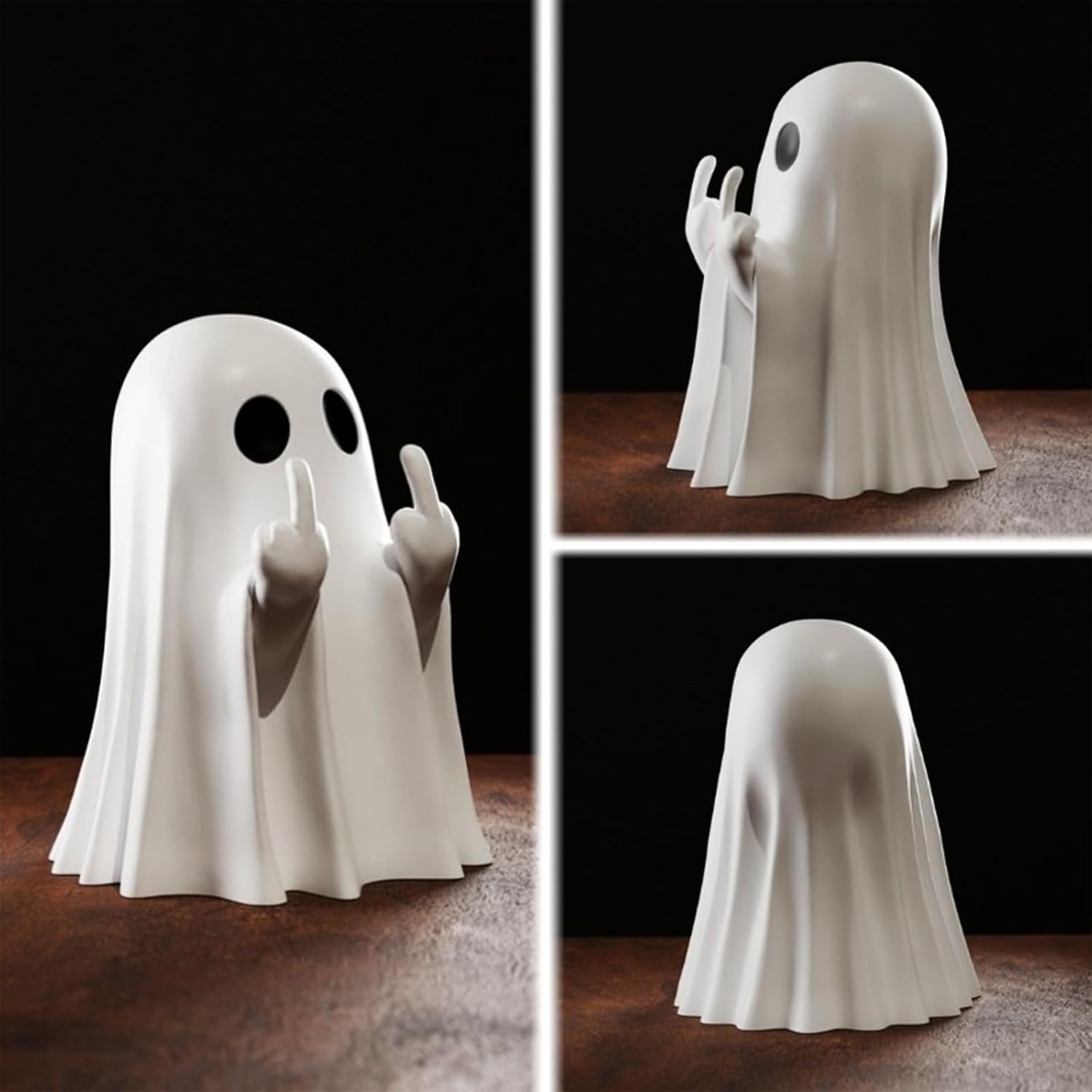 Amazon.com: ichuanyi Middle Finger Ghost Figurine Statue - Funny Middle ...