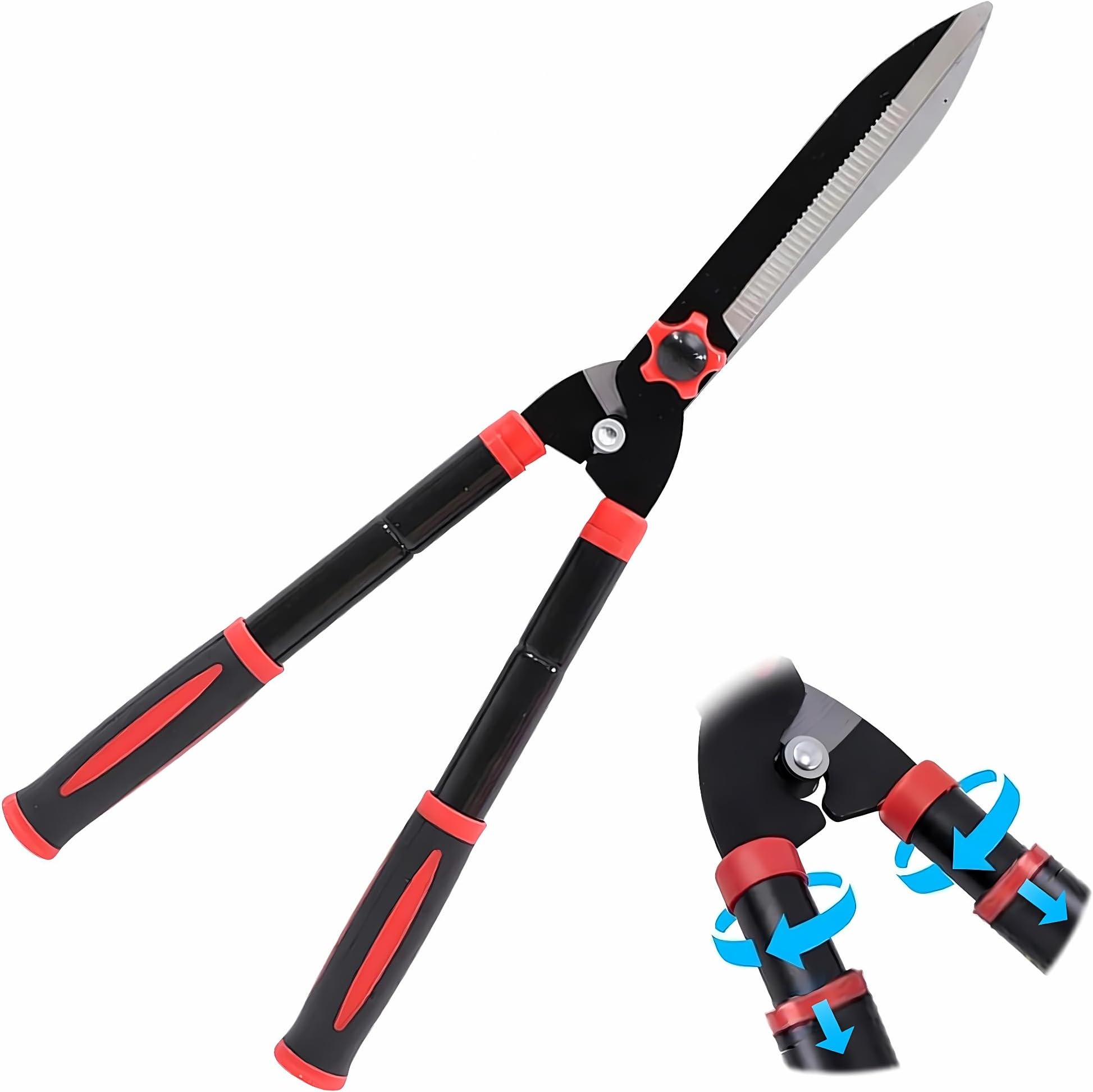 Amazon.com : Hedge Shear 15’’-24’’ Extendable Manual Trimmer - Durable ...