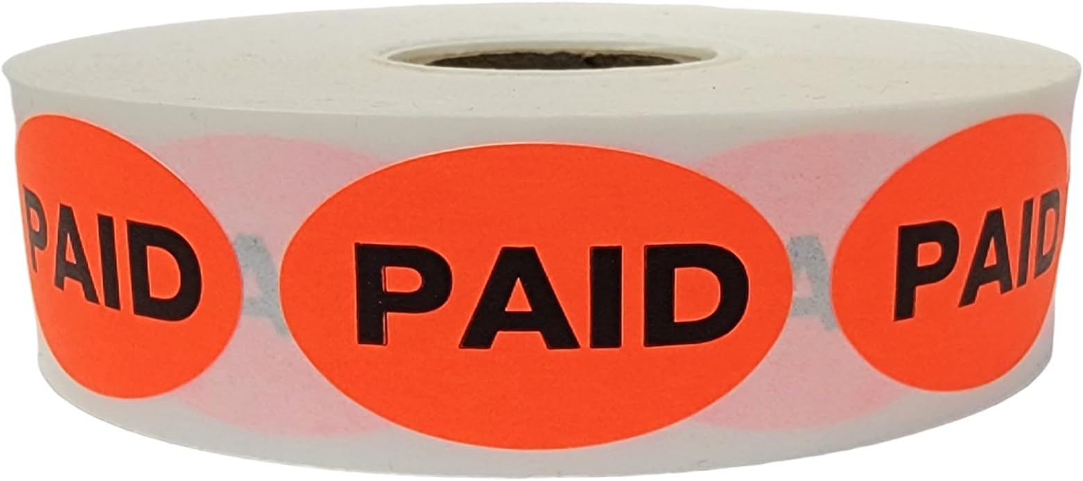 Amazon.com : Paid Stickers USA"Thank You for Shopping with US" 1.5 inch ...