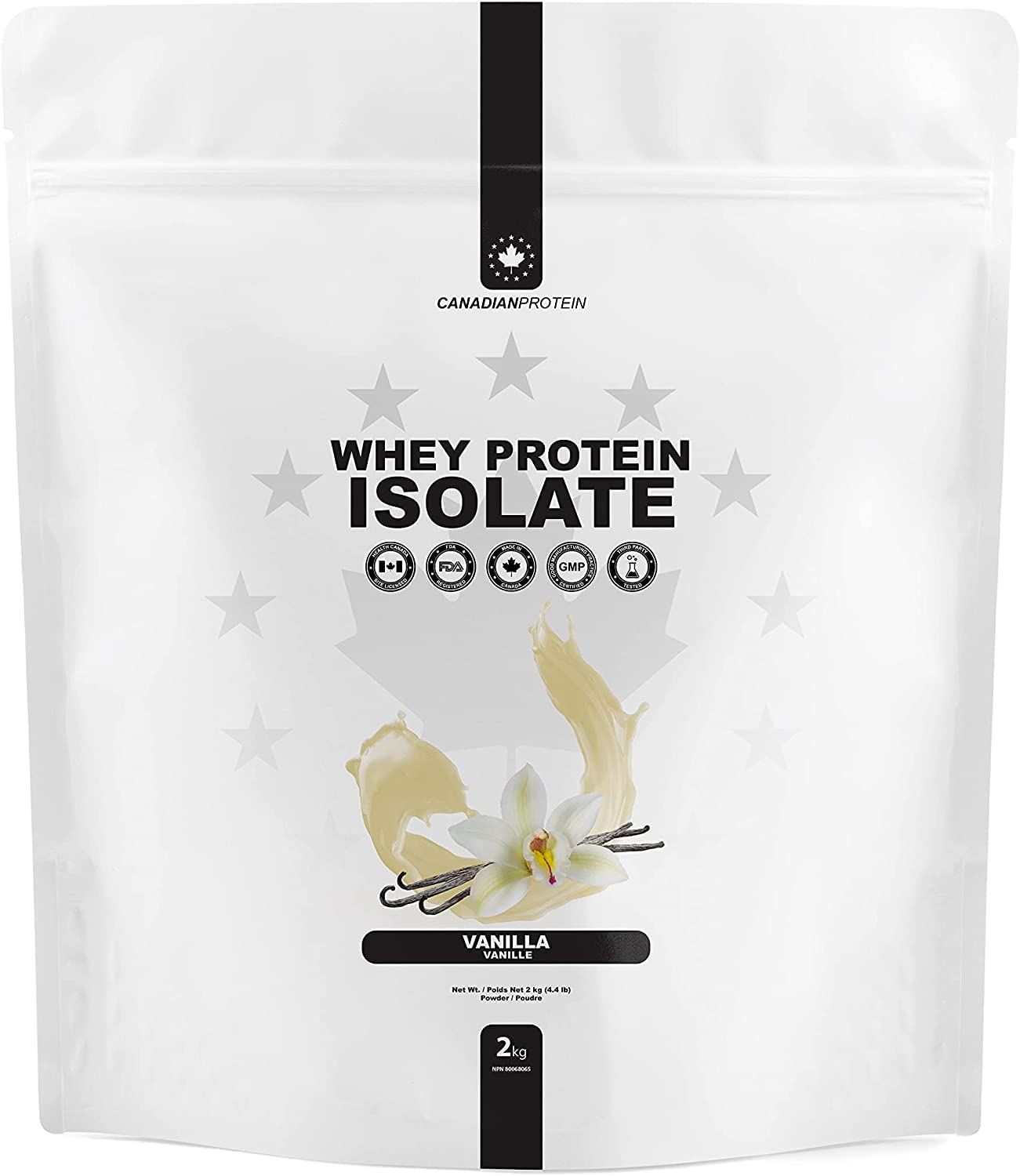 Canadian Protein 100% Whey Isolate 27g of Protein | 2 kg of Vanilla ...