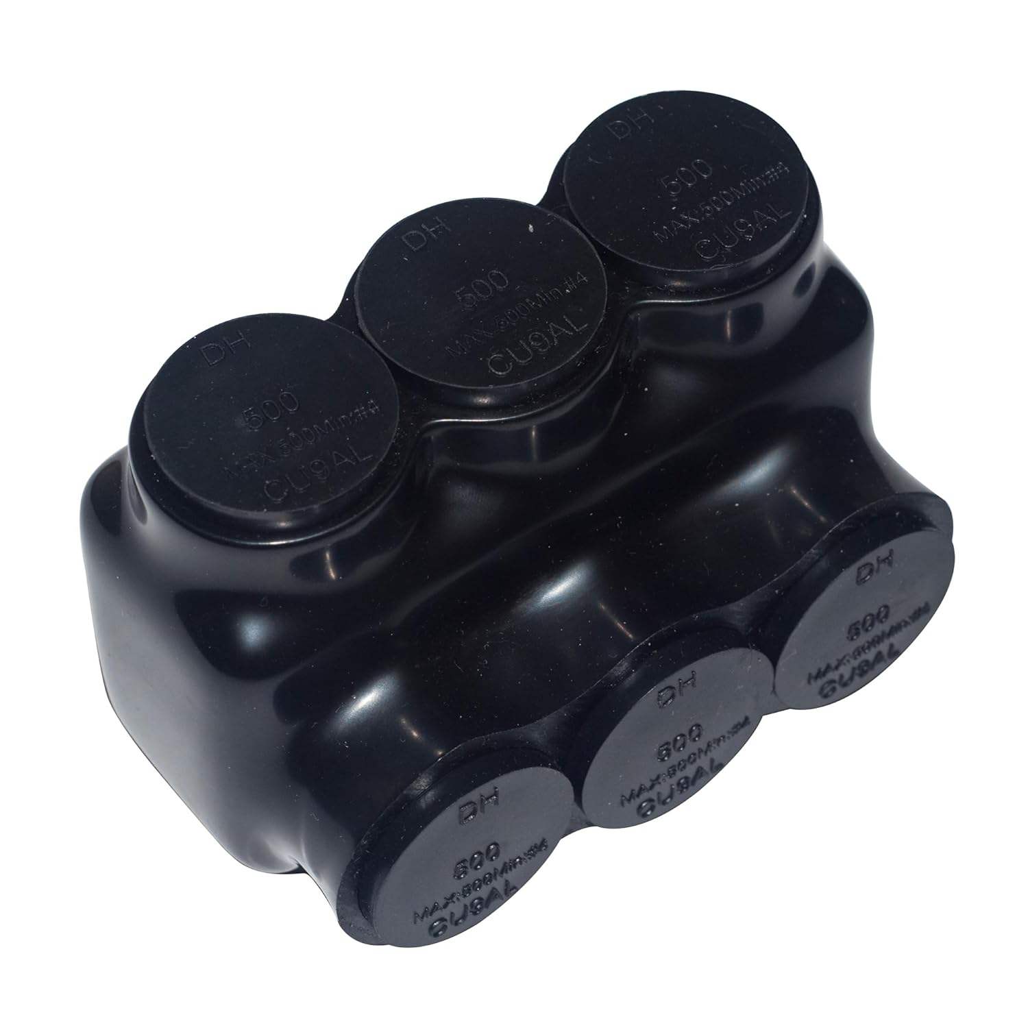 Select Black Insulated Multi-Tap Connector, 3 Wire Port Dual Sided ...