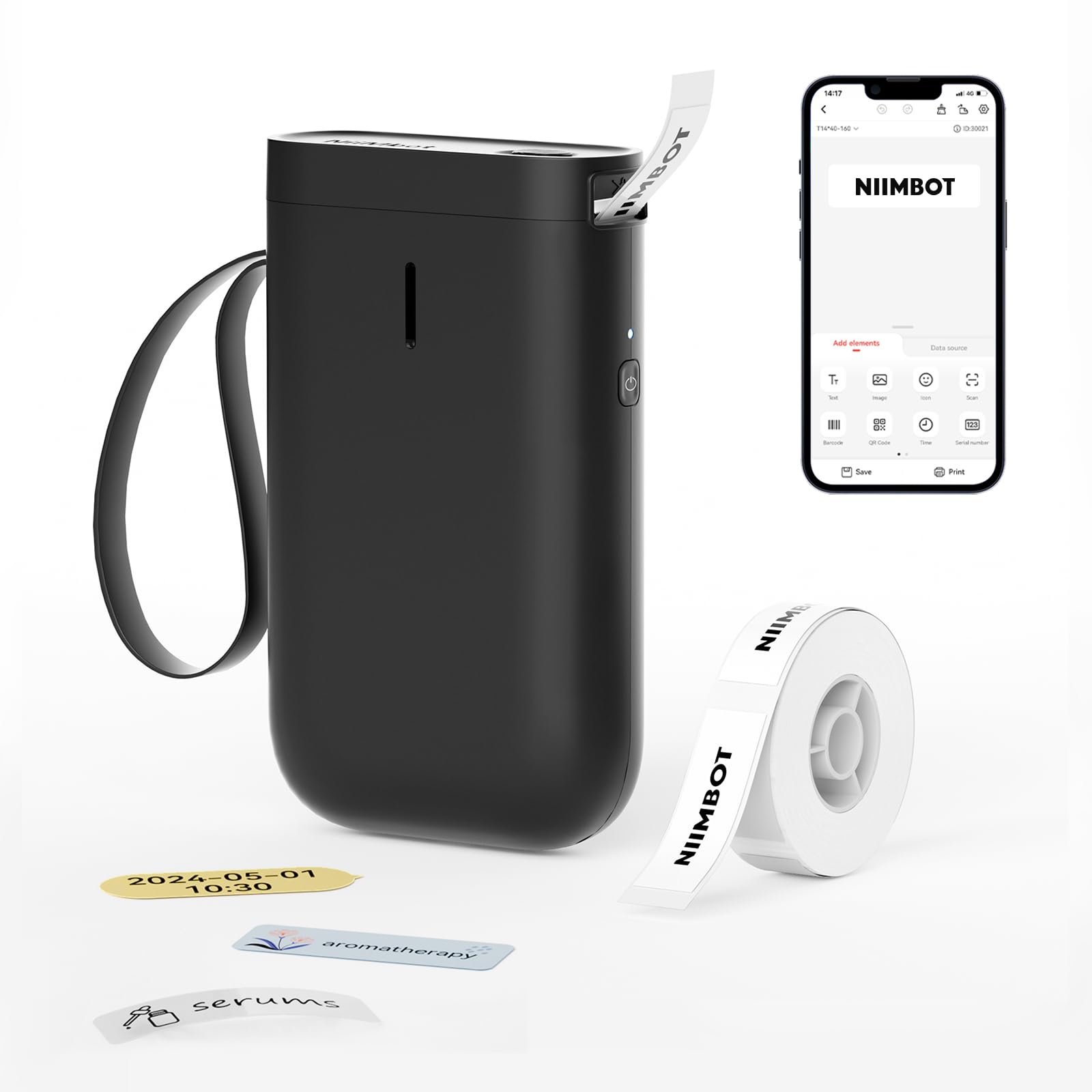 Amazon.com : NIIMBOT D11 Label Maker Machine with Tape, Portable ...
