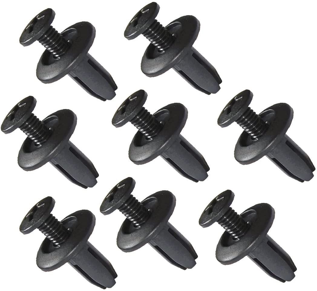 Amazon.com: NC 100 Pcs Car Front Fender Skirt Push-Type Plastic Nylon ...