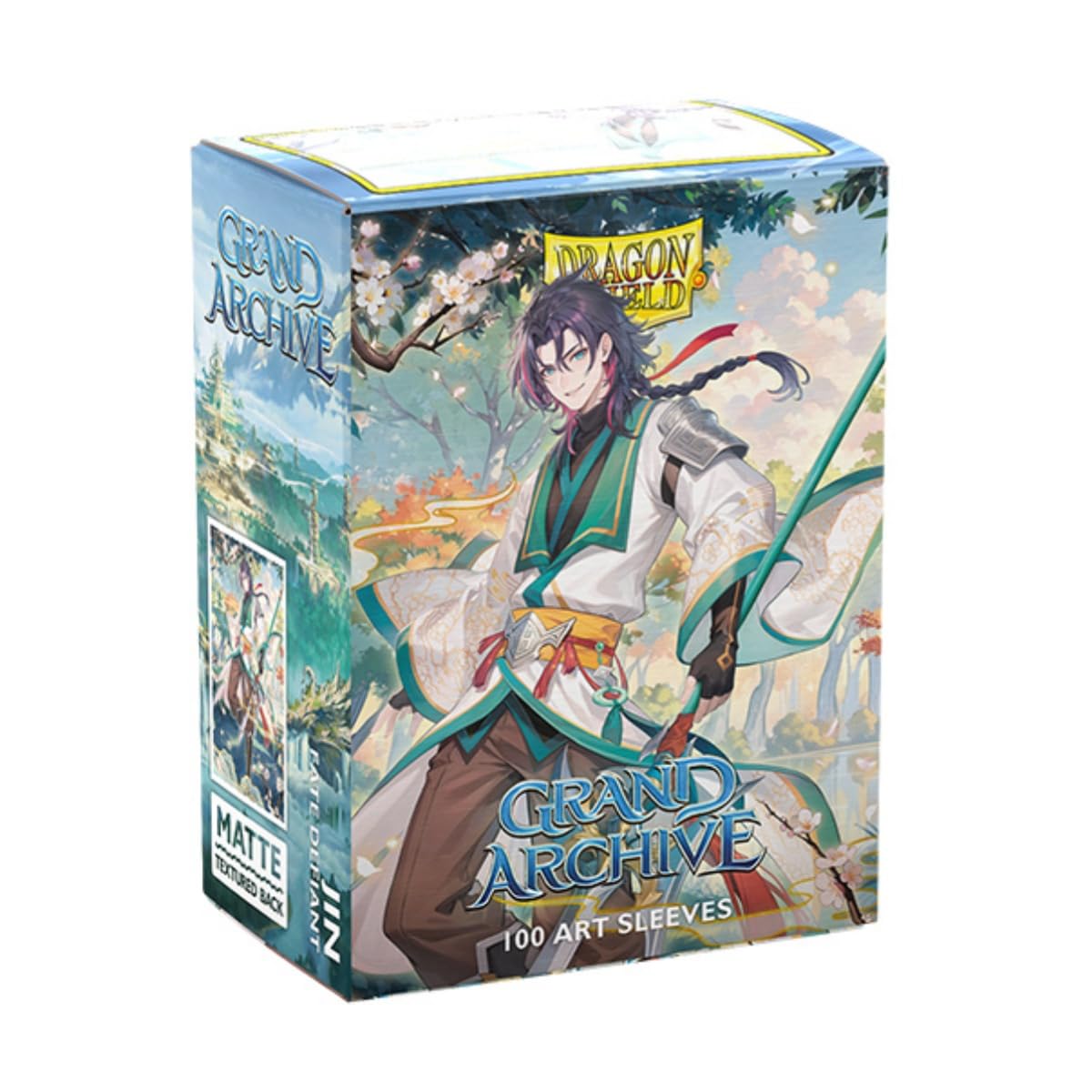 Amazon.com: Dragon Shield: Grand Archive Jin - 100CT Matte Art Card Sleeves - Compatible with ...