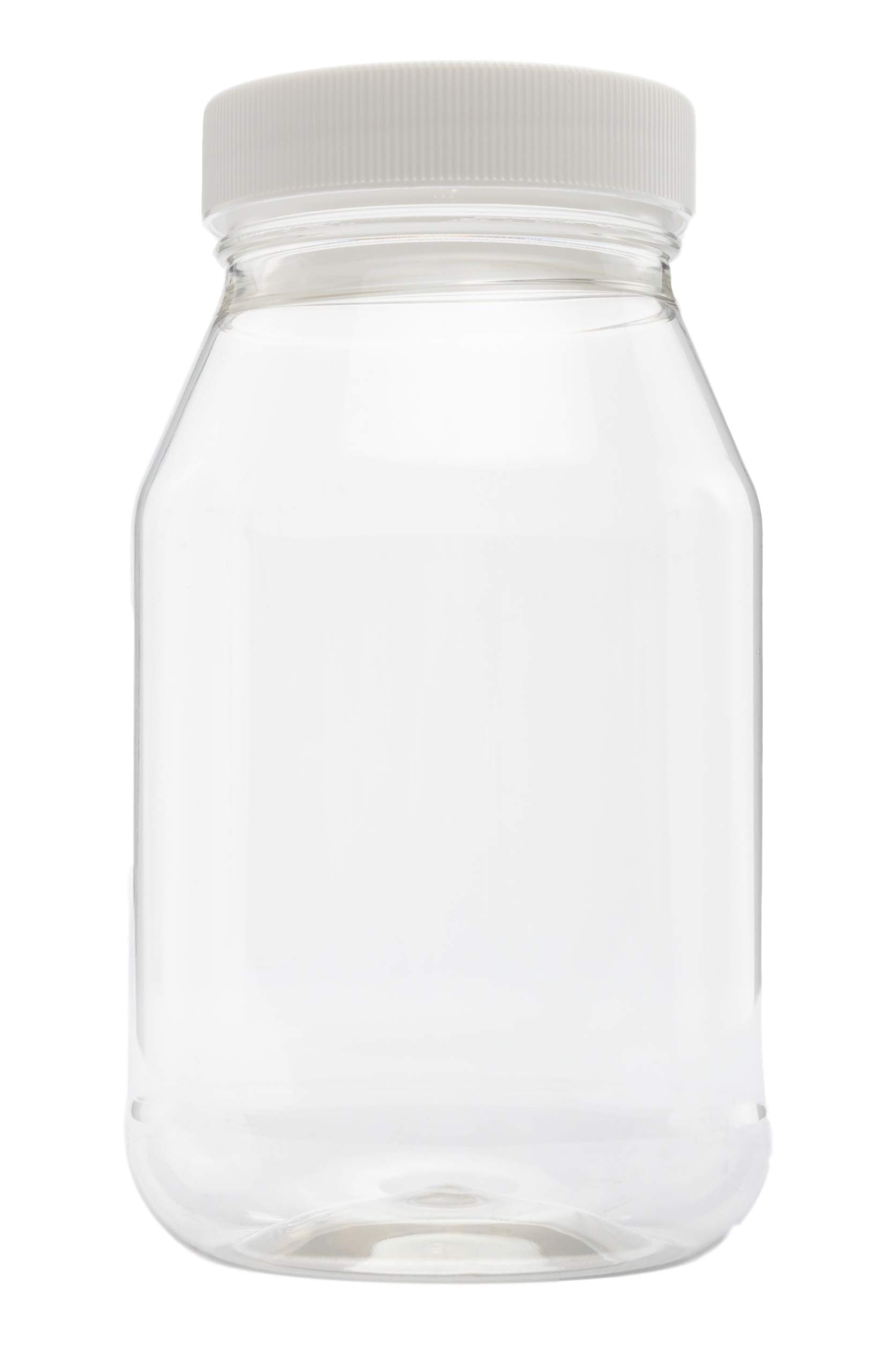 Clearview Containers 12 Pack Of 32 Ounce Plastic Quart Jars ...