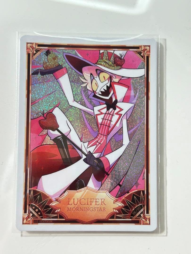 Amazon.com: ノーブランド品 Hasbin Hotel Trading Card Lucifer Foil Hazbin Hotel ...