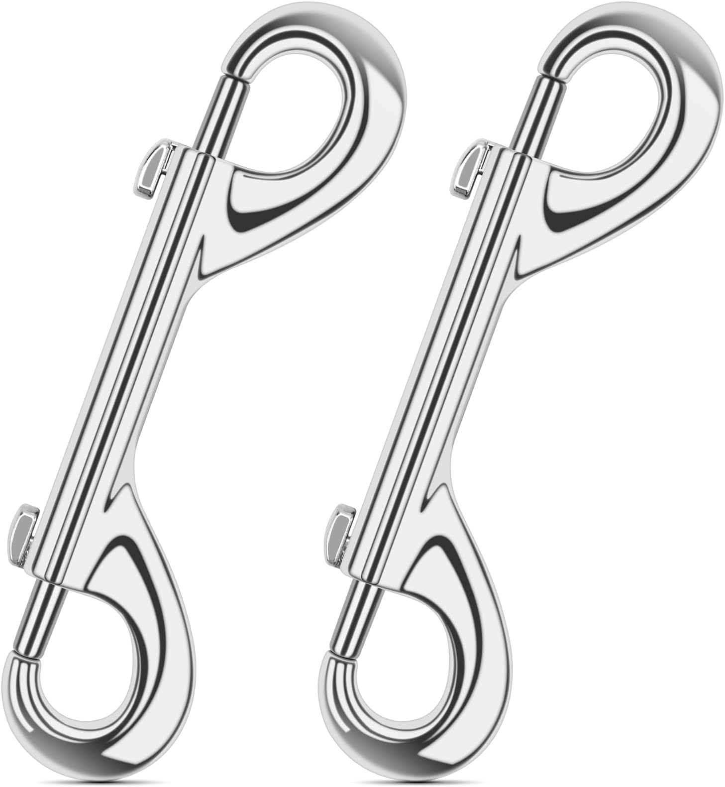 Amazon.com : BBTO 12 Pieces Double Ended Bolt Snaps Hook Zinc Alloy ...