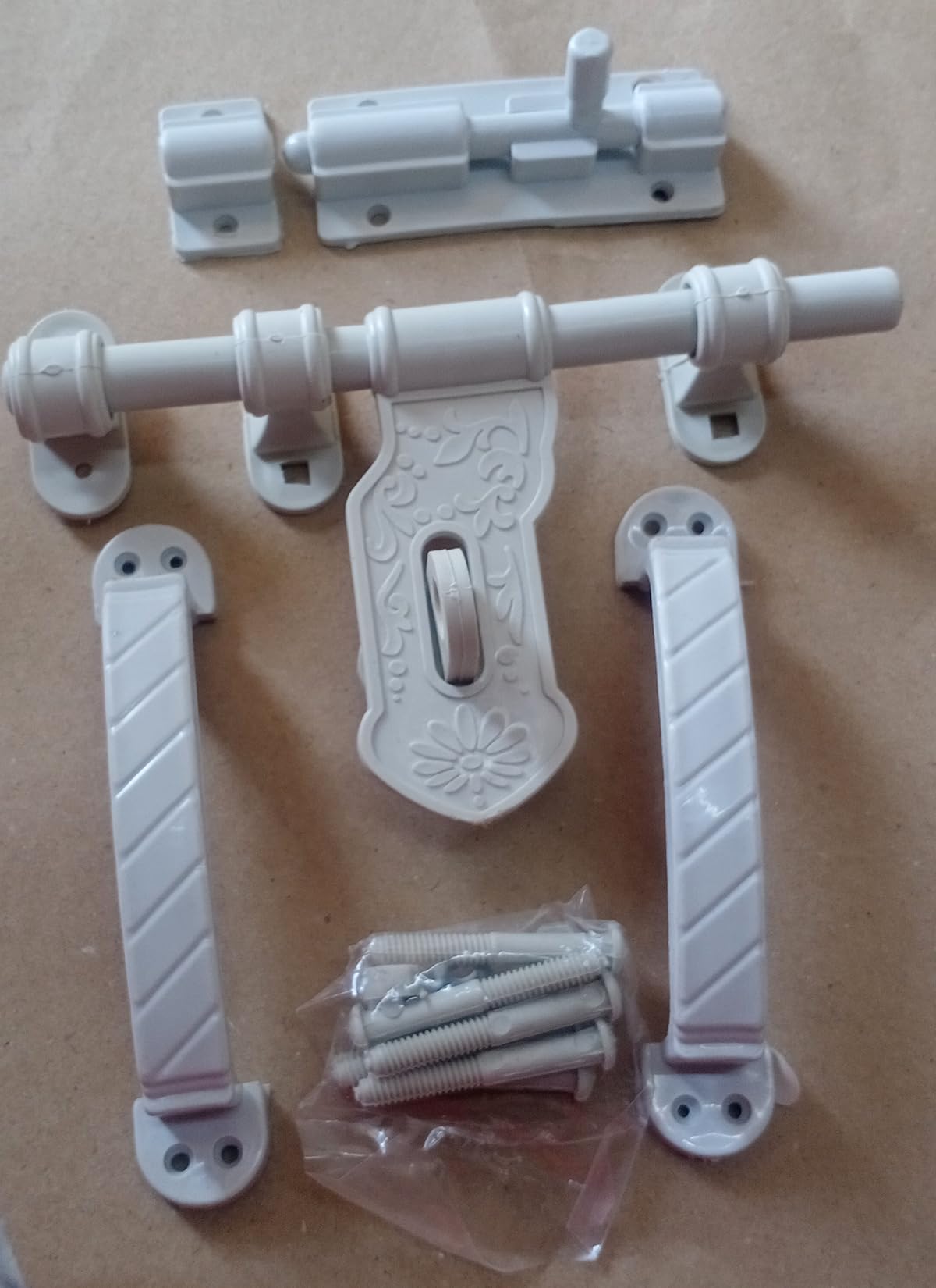 PVC Door Aldrop and Handle Set : Amazon.in: Home Improvement