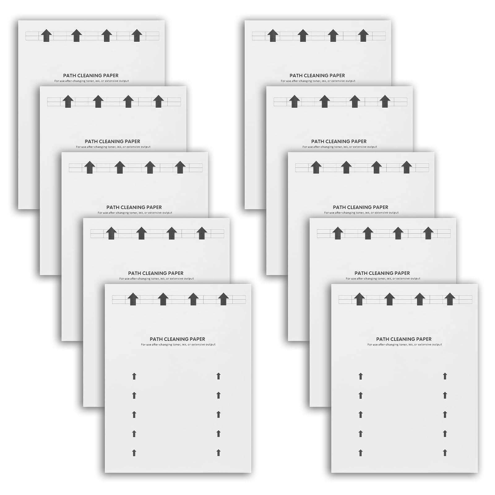 Laser & Inkjet Printer Cleaning Sheet, Reusable 8.5 x 11 Inch Letter ...