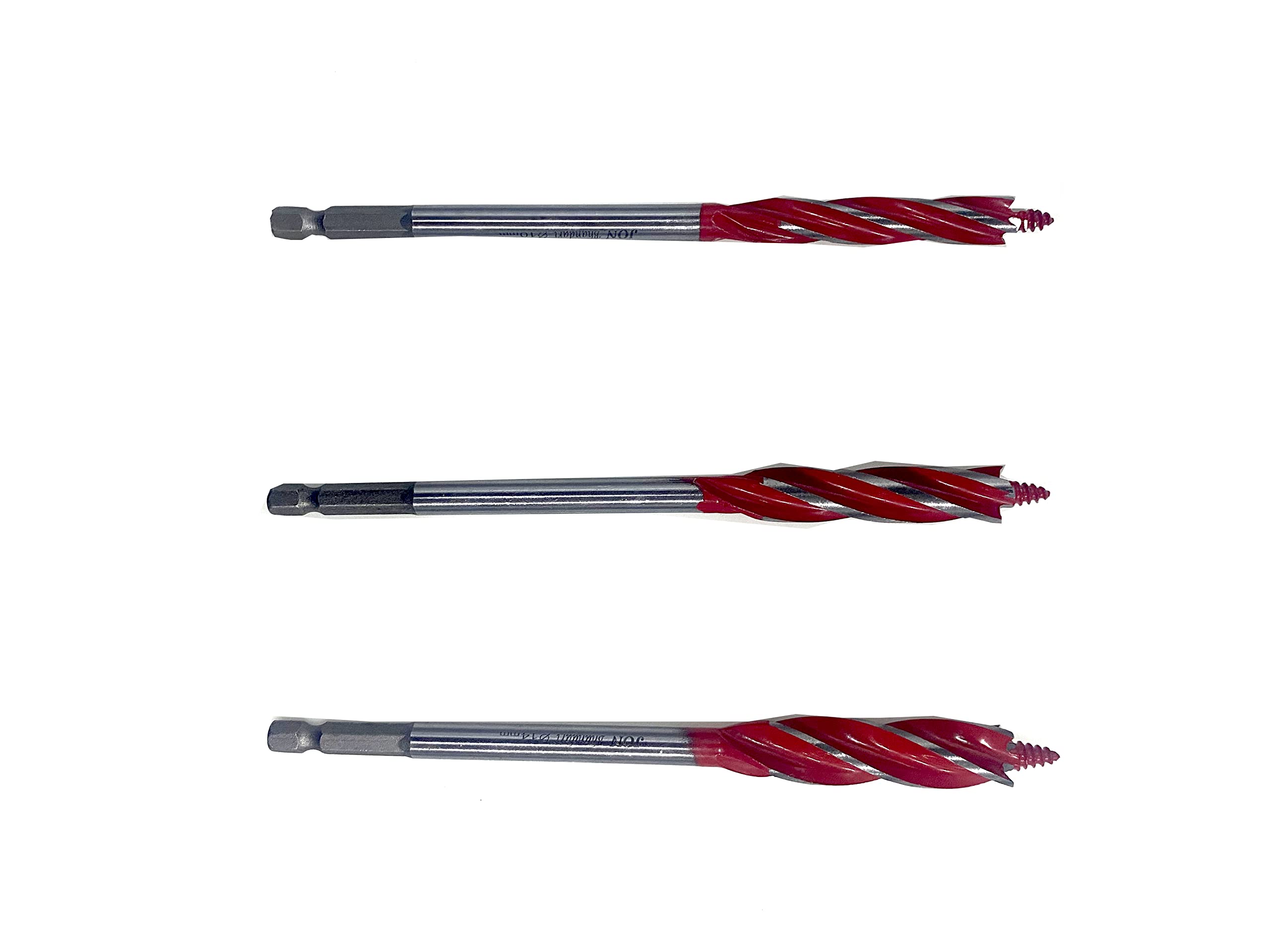 Jon Bhandari Tools 4 Four Slot Wood Working Drill Bit 10mm, 12mm & 14mm ...