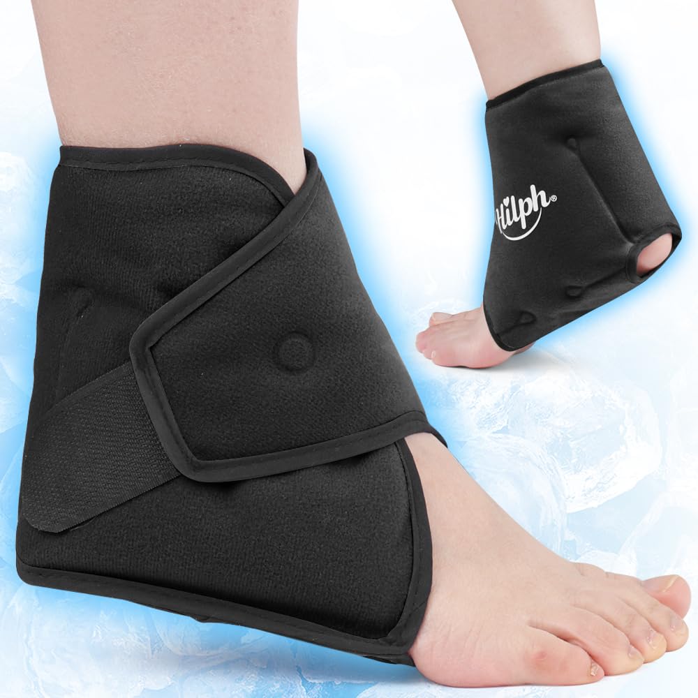 Buy Hilph Ankle Cold Pack for Achilles Tendonitis, Reusable Ankle Ice ...