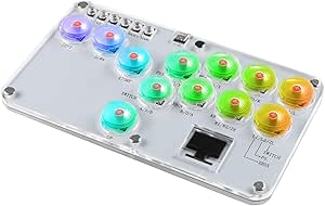 Arcade Stick 12Keys All-Button Mini Fighting Game Arcade Stick with ...