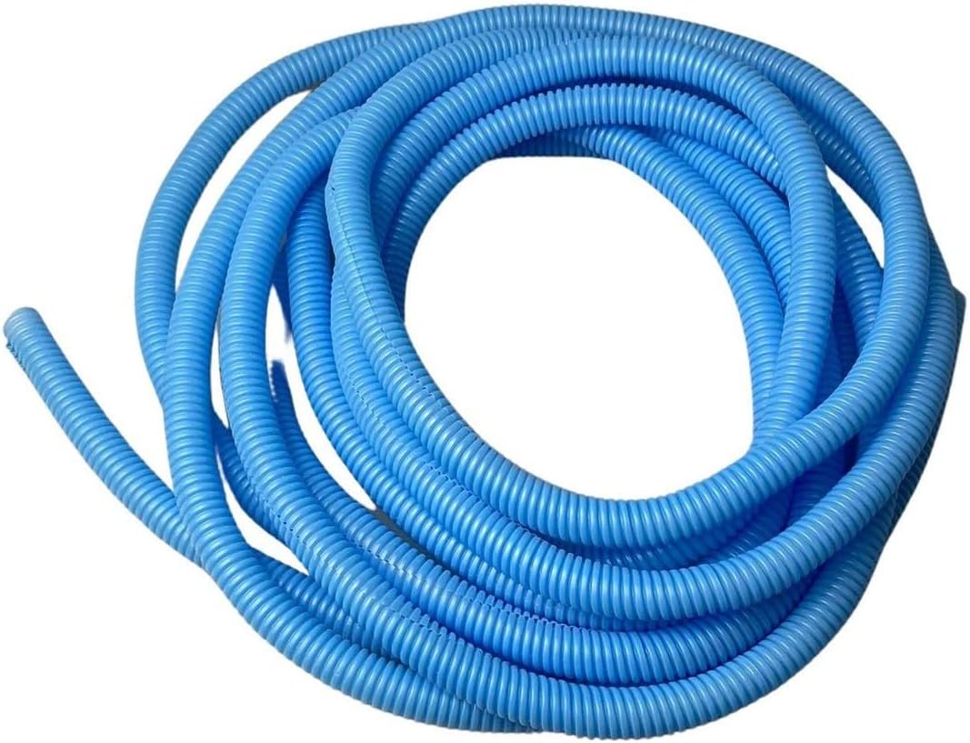 PE Blue Corrugated Conduit Flexi Pipe Tube Split 10mm - 10m : Amazon.co ...
