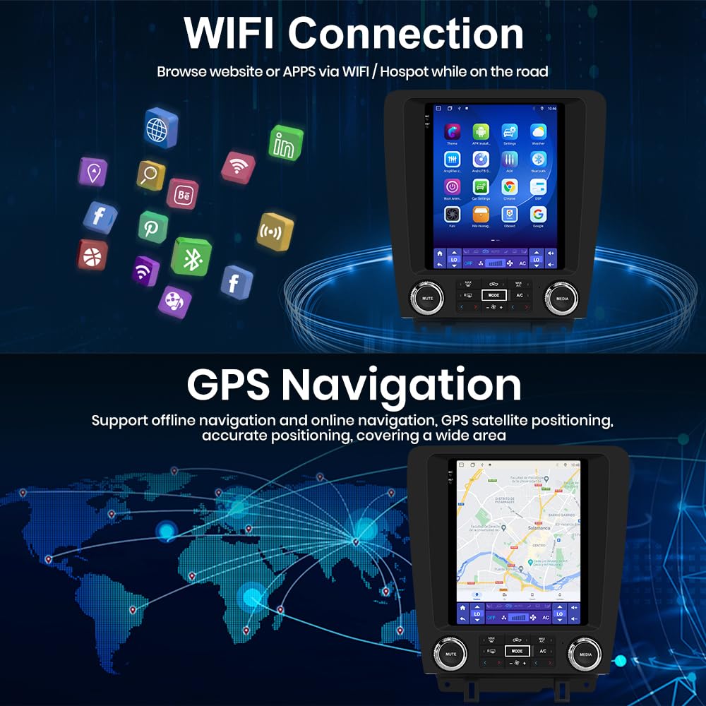 Snapklik.com : Android 13 Car Radio Compatible For Ford Mustang 2010 ...