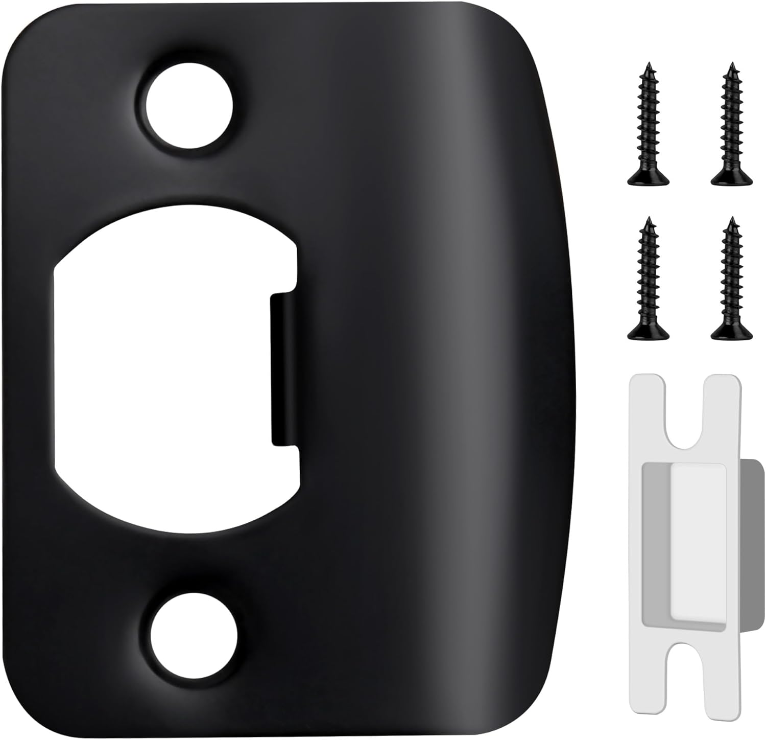 LOQRON Door D-Strike Plate, Round Corner Strike Plate with Strike Box ...