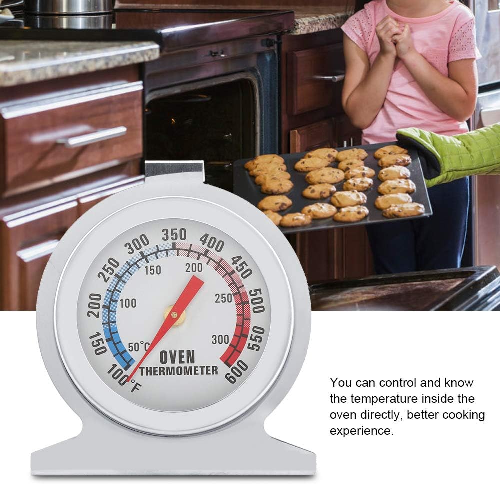Stainless Steel Pointer Dial Oven Thermometer Instant Read Extra Large ...