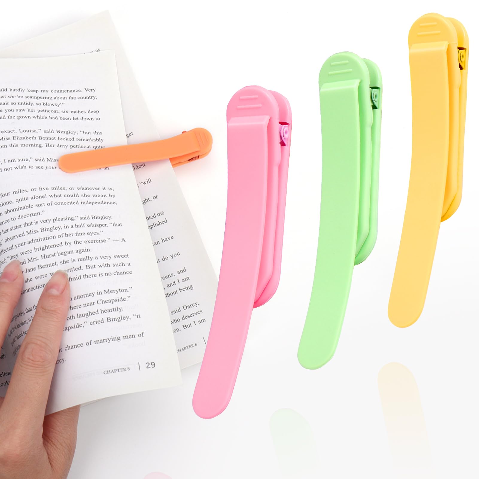 Amazon.com: Palksky Automatic Bookmark Silicone Bookmark, 3PCS Smart ...