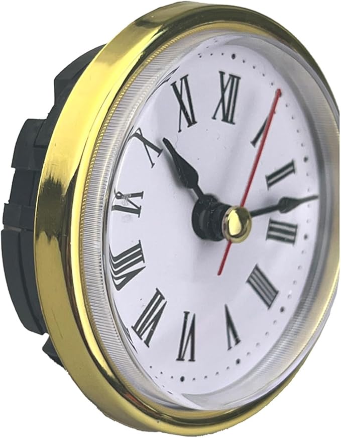 Amazon.com: Clock Quartzs Movement Round Clock Head Insert ...