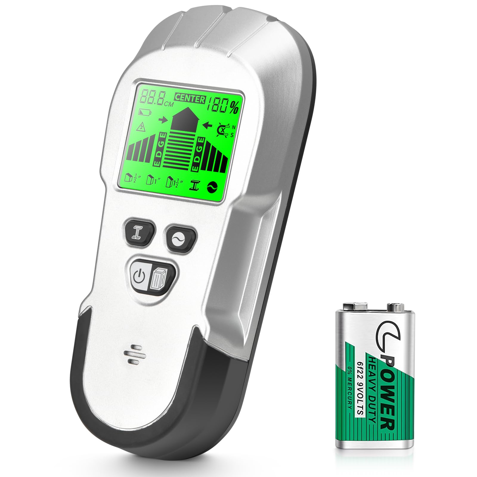 Snapklik.com : Stud Finder Wall Scanner Detector - 6 In 1 Stud Wall ...