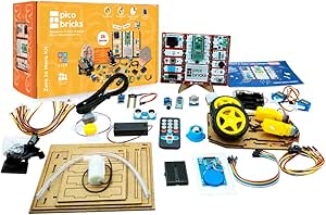 PicoBricks - Raspberry Pi Pico W Starter Kit with 12 Sensors and ...