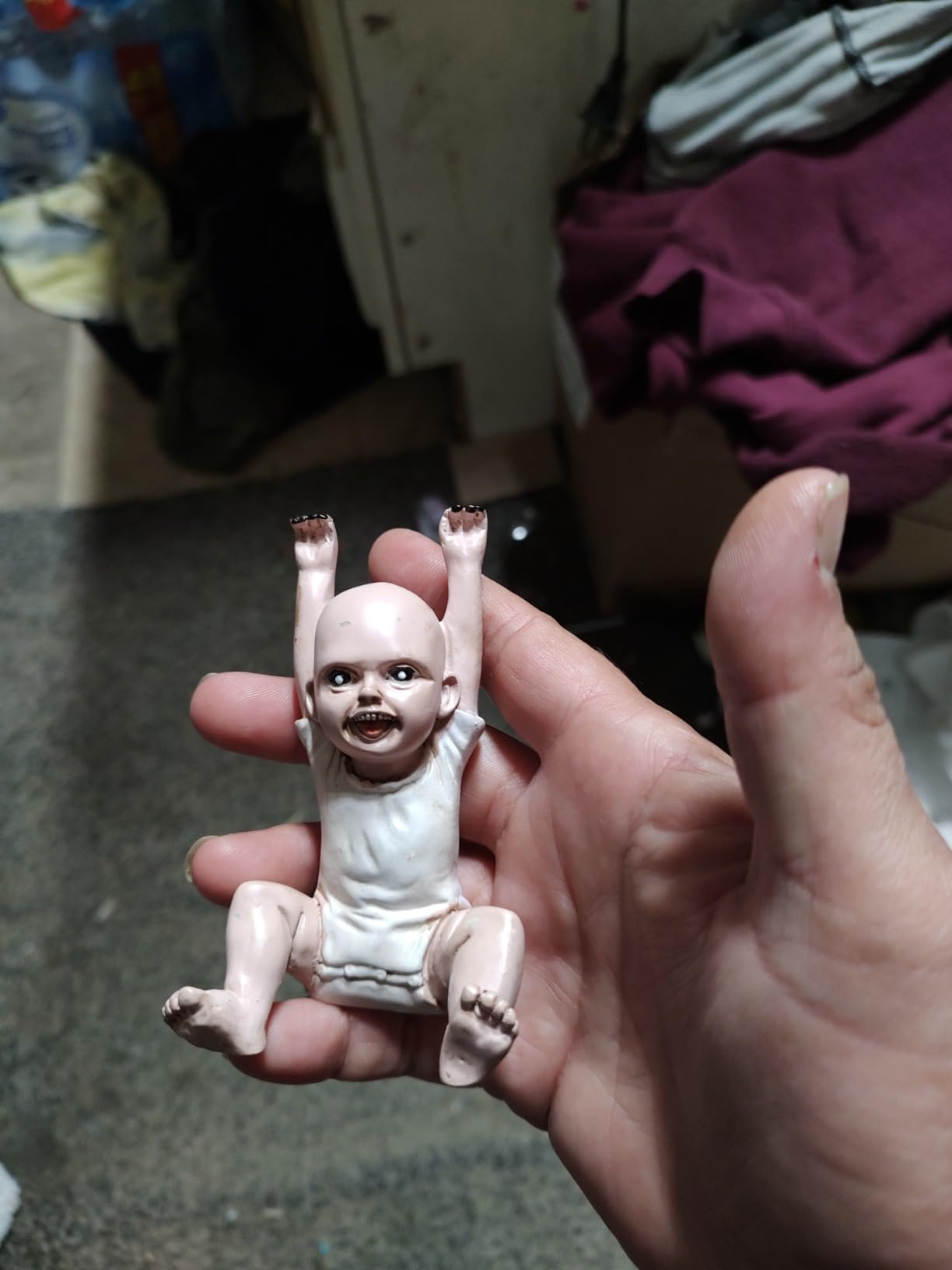 Amazon.com: Halloween Decorations - Creepy Doll, Scary Dolls, Demon ...