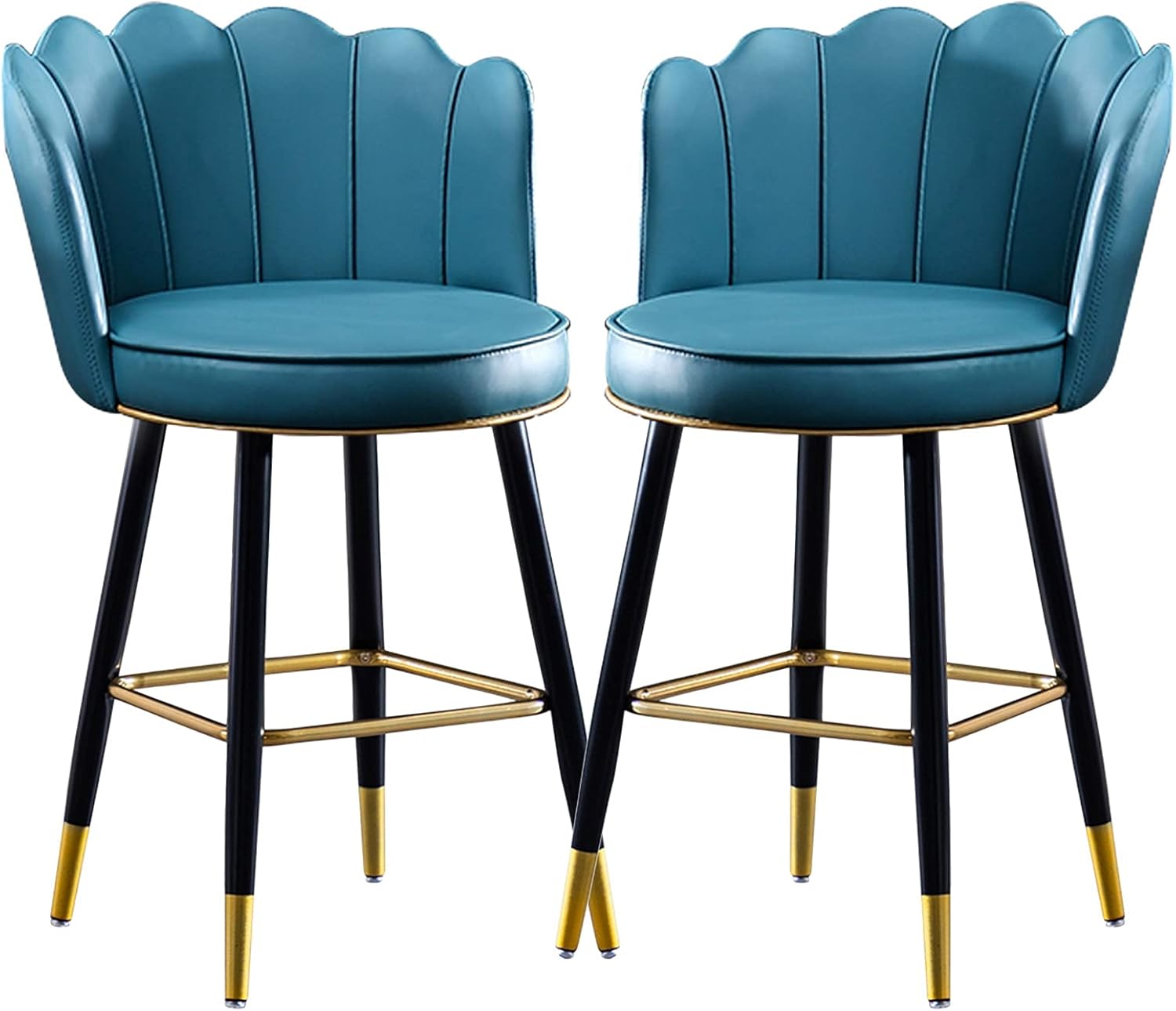 Amazon.com: BDDIE Bar Stool Chair Set of 2, Set of 2 Bar Stools Chair ...