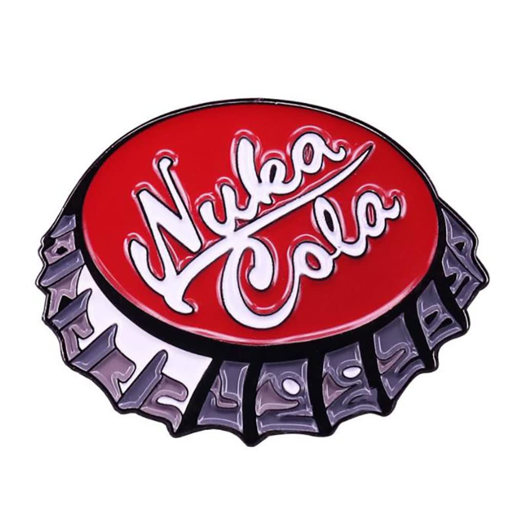 Snapklik.com : Nuka Cola Bottle Cap Enamel Pin Fallout Game Badge ...