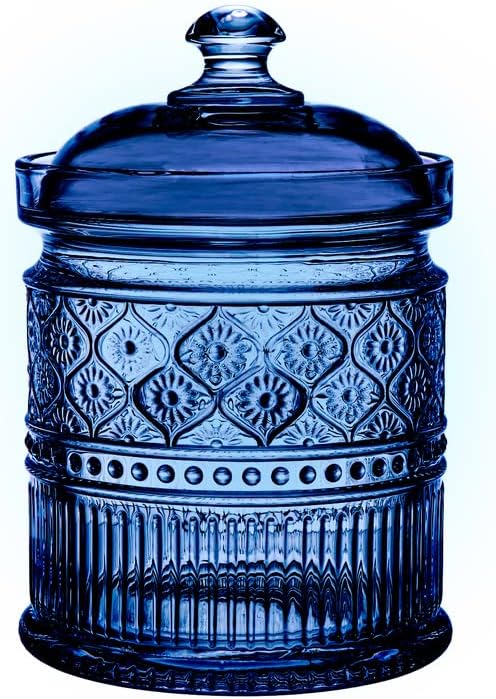 Amazon.com: Godinger Canister Storage Container, Non Leaded Crystal ...