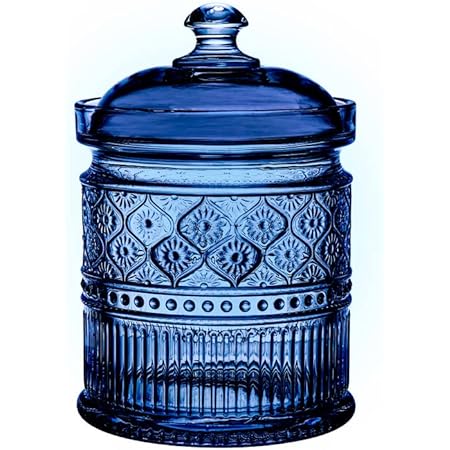 Amazon.com: Godinger Canister Storage Container, Non Leaded Crystal ...