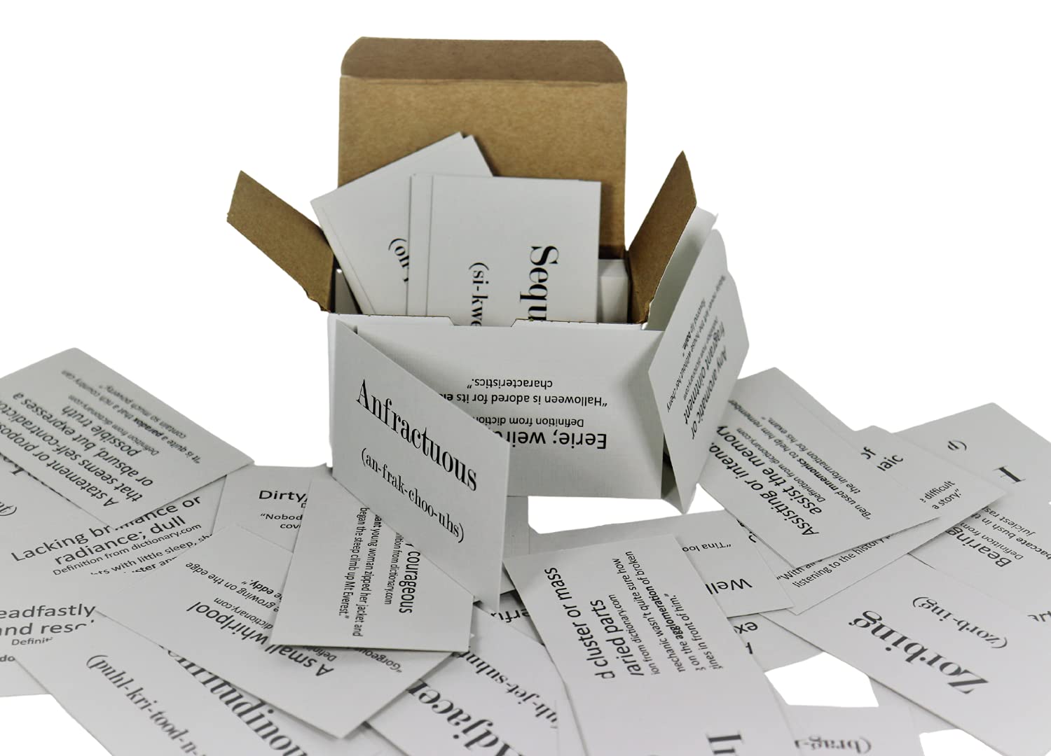 Buy 100 Word of The Day Travel Pocket Flashcards for Enhancing ...