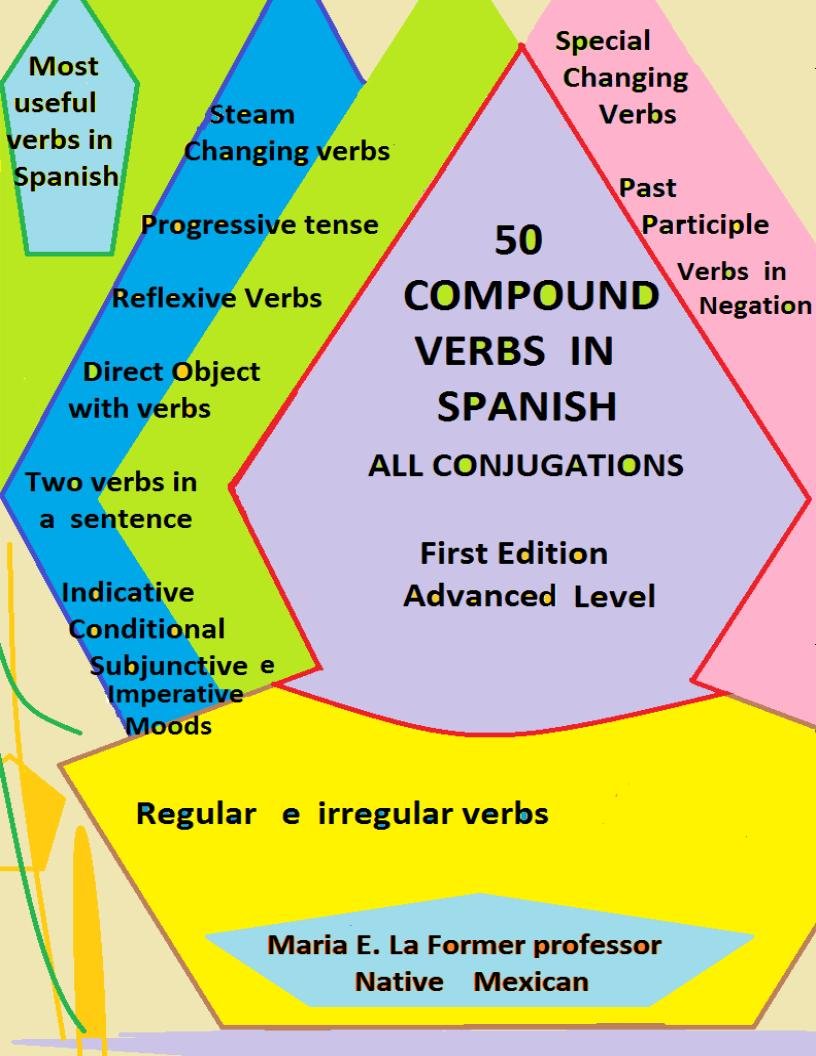 Amazon.com: 50 COMPOUND VERBS IN SPANISH ALL CONJUGATIONS eBook : La ...
