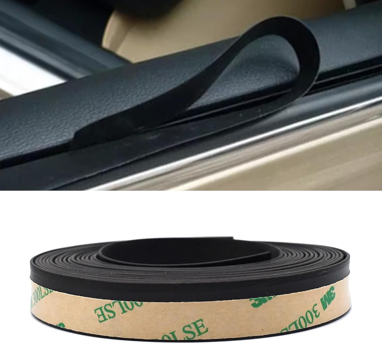 Amazon.com: UZZH 16.5FT Car Window Seal Strip, 5M Automotive Weather ...