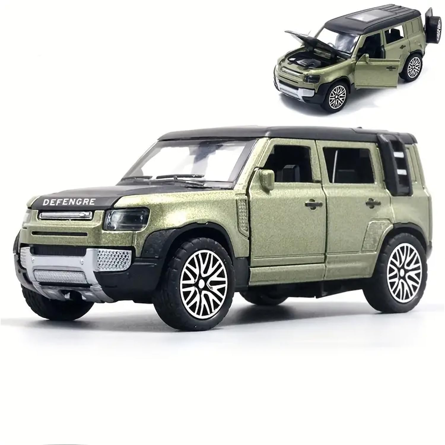 Jack Royal Diecast Metal Car Model Defender Toy Cars for Kids Pull Back ...