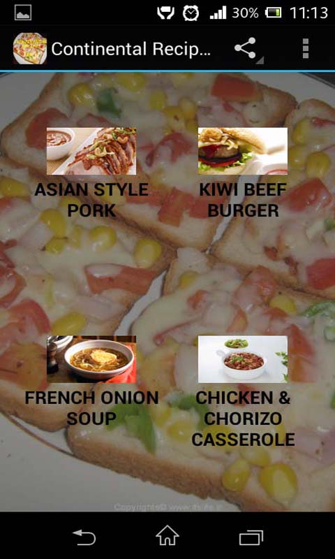 Continental Recipes Cookbook Vol 1:www.amazon.com:Appstore for Android