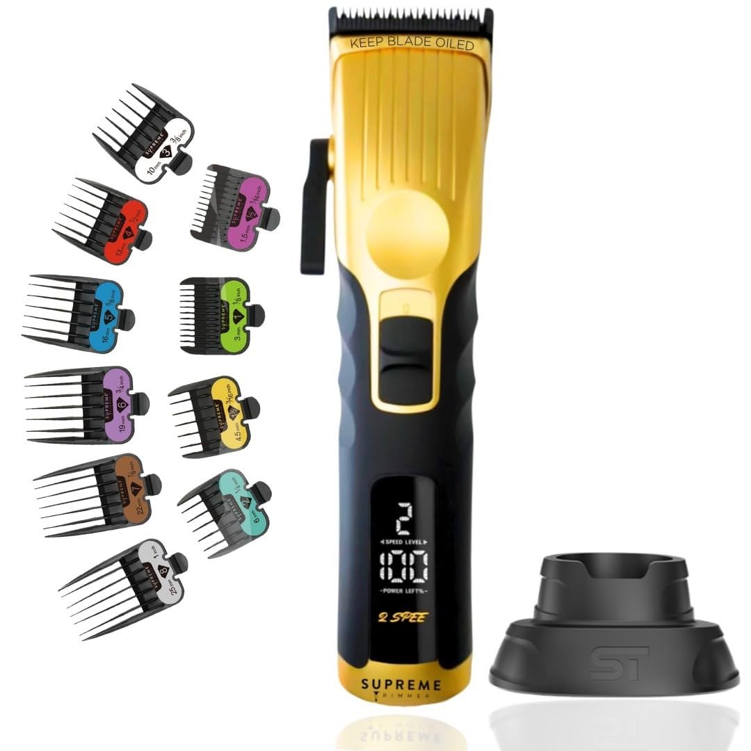 Amazon.com: Supreme Trimmer 2Spee Hair Clipper (3.5 Hour Use) Removable ...