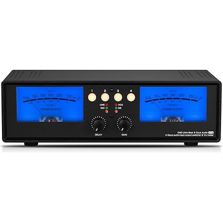 Amazon.com: MIC+Line Analog Dual VU Meter Sound Level Indicator Audio ...