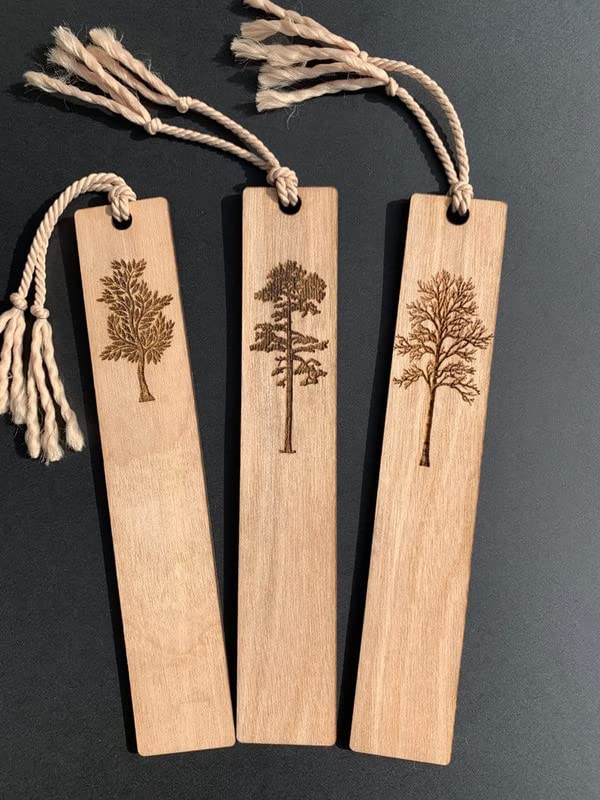 Tree Bookmarks, Set of Three | Perfect Gift for Teacher/Student, Book ...