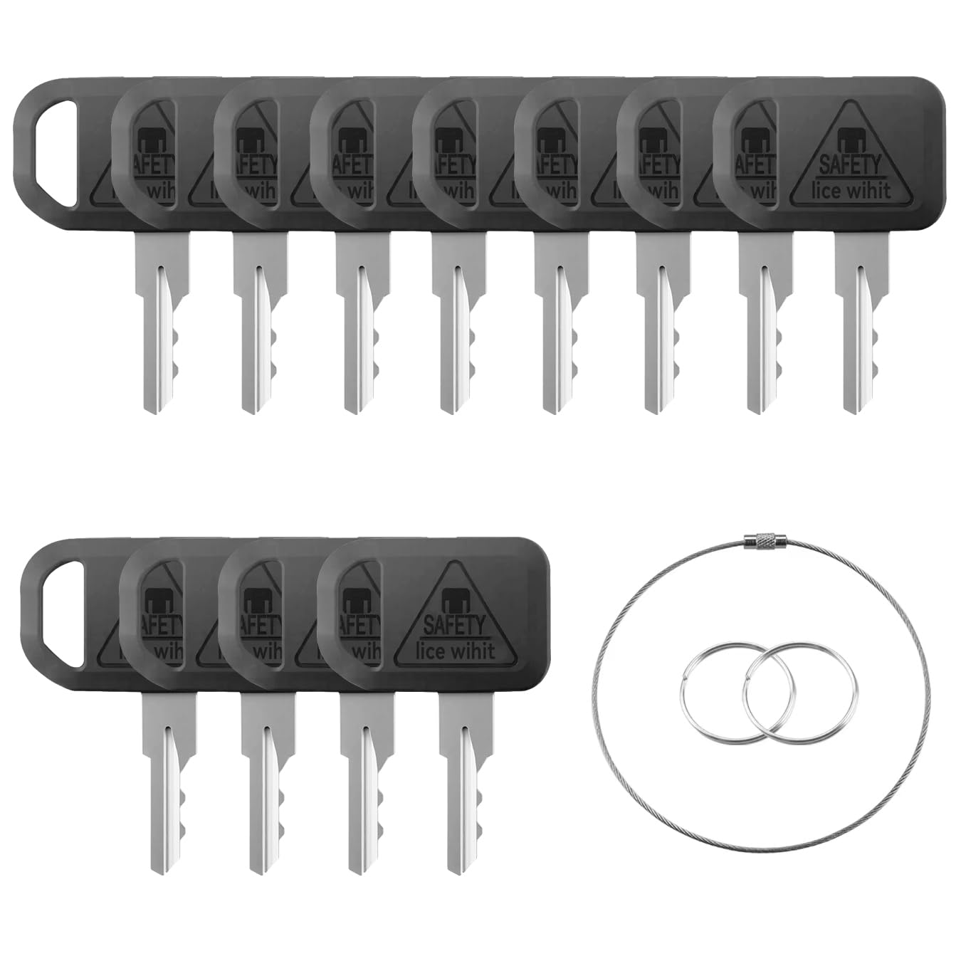 Amazon.com: 12PCS Ignition Keys AM131841 Compatible with John Deere 300 ...